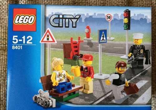 Lego City 8401 Набор минифигур City Лего