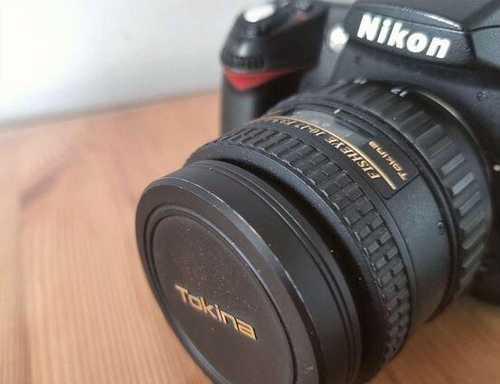 Объектив Tokina 107 Nikon Fisheye 10-17mm F3.5-4.5