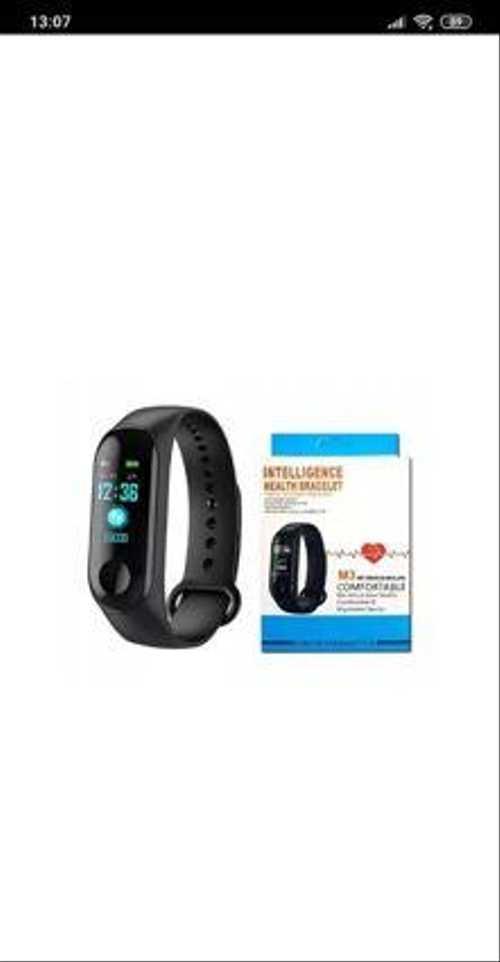 Фитнес браслет Intelligence health bracelet m3