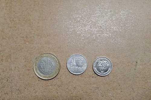 Монеты разных стран(Евро и др.) и молодой России