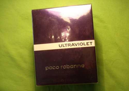 Туалетная редкая женская Paco Rabanne Ultraviolet