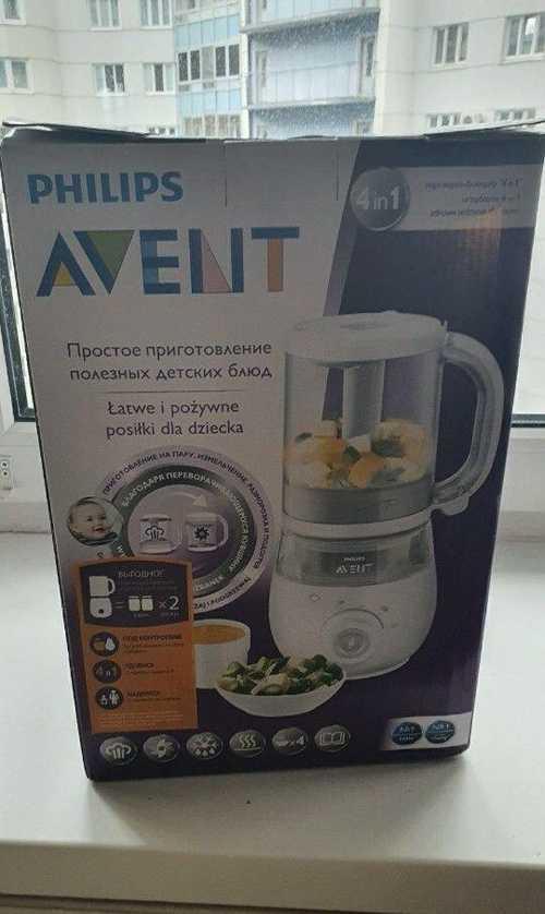 Пароварка блендер измельчитель philips avent scf87