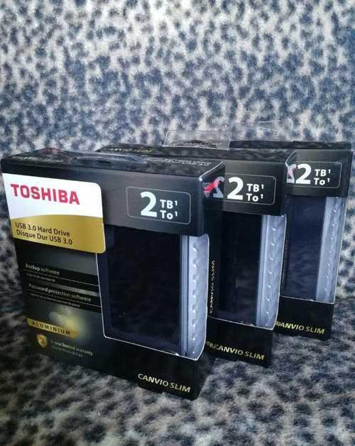 Внешний диск Toshiba 2Тб Новый Гарантия (рст)