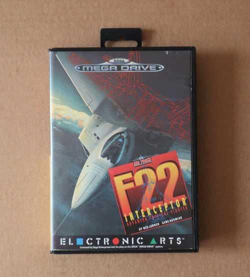 Картридж F-22 Interceptor Sega Сега Оригинал