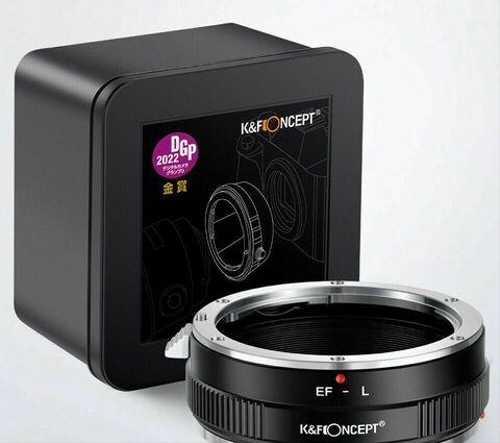 Адаптер K&F Concept Canon EOS - L новый