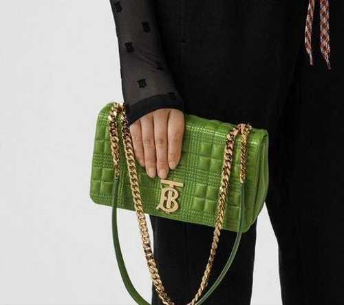 Клатч Сумка Burberry Lola Green Premium