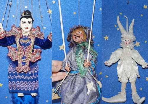Куклы марионетки Бирма, Бага Яга, Кукла инт. Шут