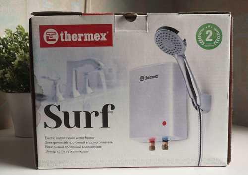 Проточный водонагреватель thermex surf 3500