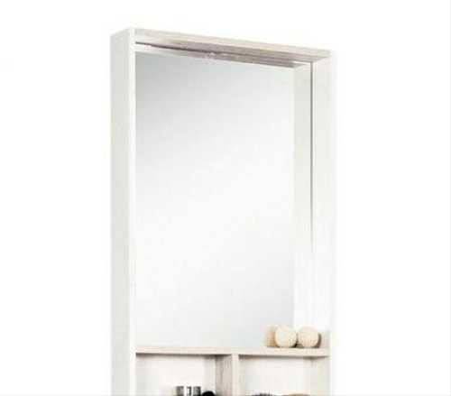 Зеркало-шкаф Акватон Йорк 60 белый/выбелен. дерево