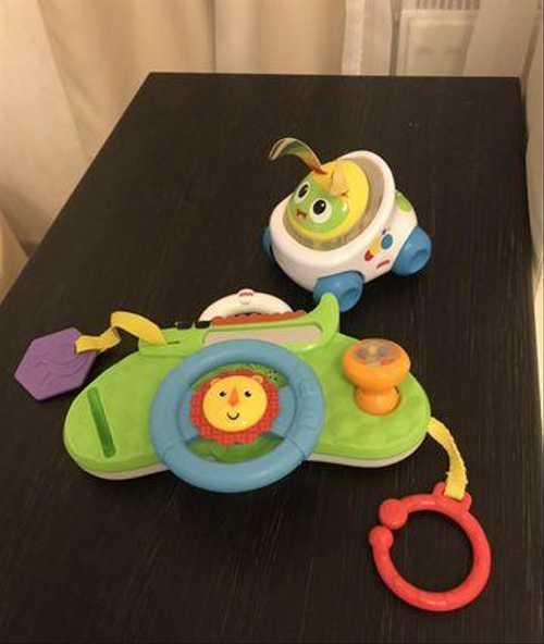 Игрушки Fisher price руль + машинка