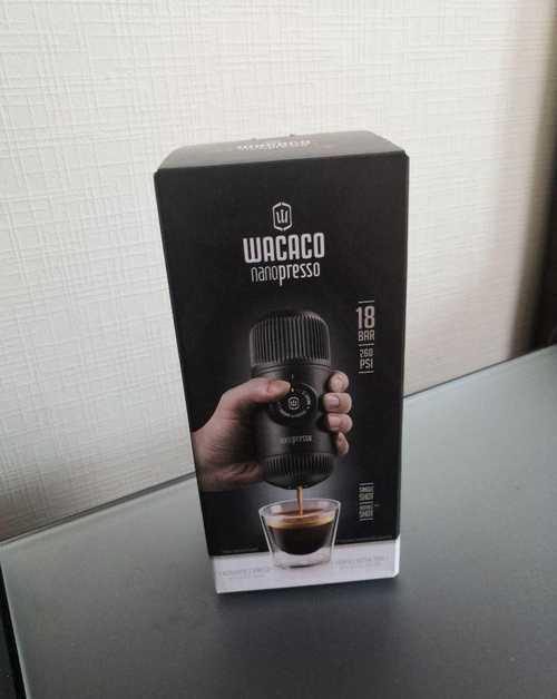 Ручная кофемашина wacaco Nanopresso Grey 18 бар