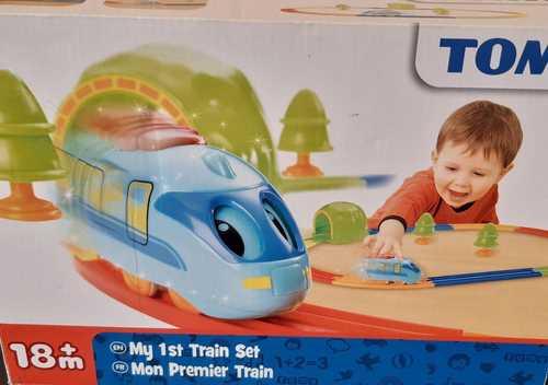 Мой первый паровозик Tomy с жел.дорогой