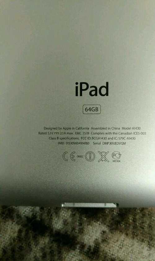 Планшет Apple New iPad 4G 64gb 3g/4g, белый