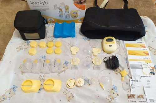 Молокоотсос medela freestyle double