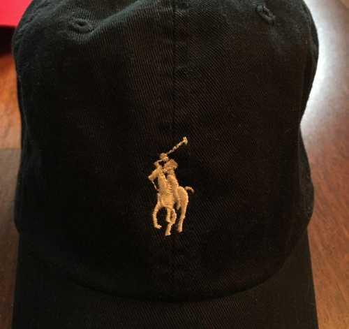 Фирменная бейсболка кепка Polo Ralph Lauren, Black