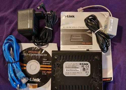 Модем D-Link DSL-2500U