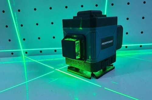 Лазерный уровень ProfiPower 3D, 12 лучей, зел