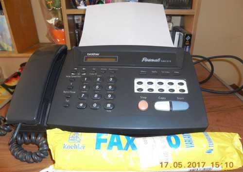 Телефон-факс "Brother" Personal Fax-515, б/у