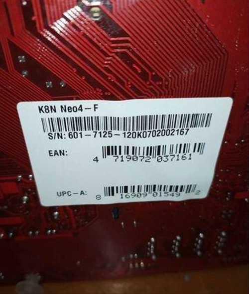 Материнская плата MSI K8N Neo4-F, сокет 939