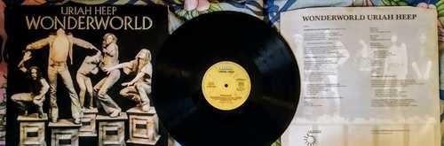 Uriah Heep 1974 Wonderworld Пластинка LP