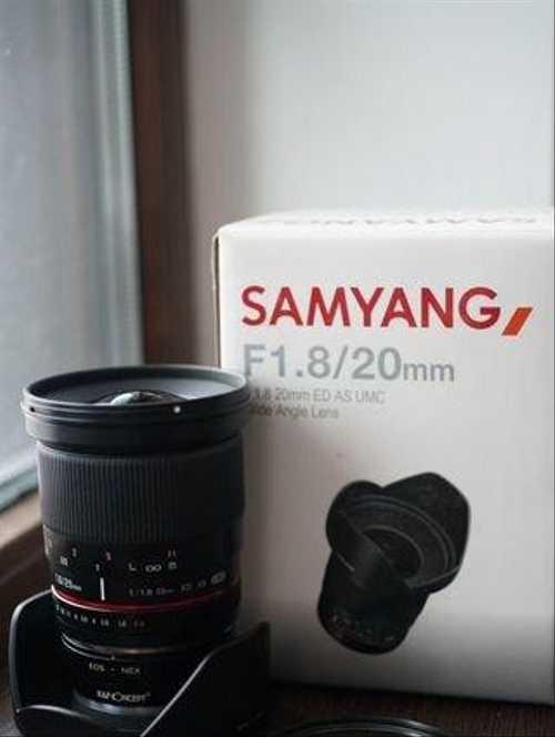 Samyang 20mmF1.8 астрофото