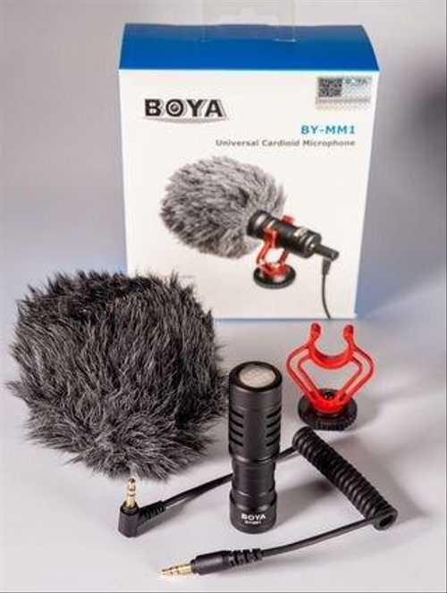 Boya BY-MM1 (Накамерный микрофон пушка)