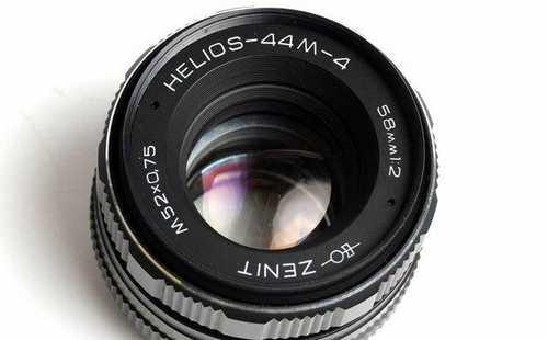 Объектив Гелиос 44м-4 с переходником для Canon EOS