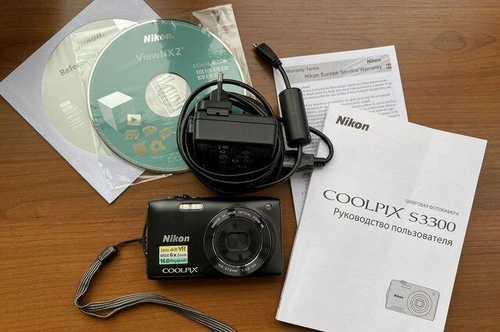 Цифровой фотоаппарат Nikon Coolpix S 3300