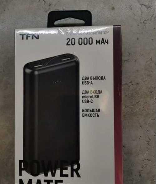 Внешний аккумулятор Powerbank TFN 20000 mAч Новый