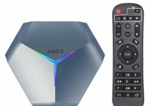 Тв приставка Android Smart TV box A95X F4 4/32Гб