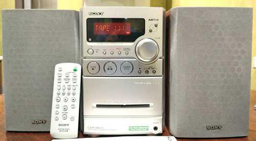 Sony CMT-NEZ3, 2х15 Вт, AUX/CD-mp3/FM/кассета
