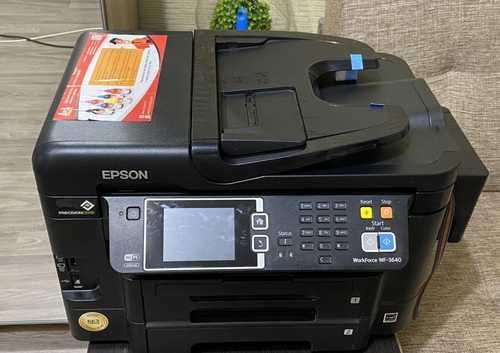 Принтер мфу Epson WF-3640 (цветной)