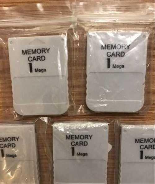 Sony PS One memory card карта памяти новые