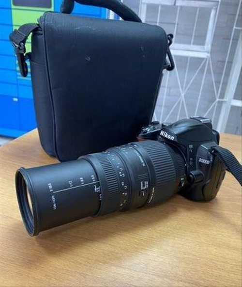 Nikon d3000 обьектив sigma dg 70-300mm
