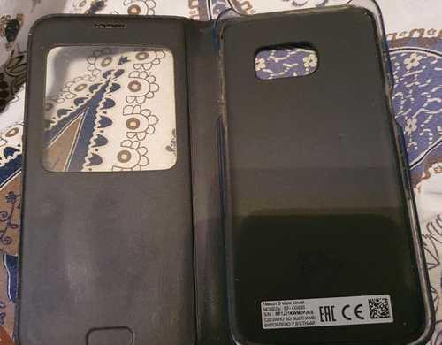 Чехол-книжка Samsung S View Cover S7 Black
