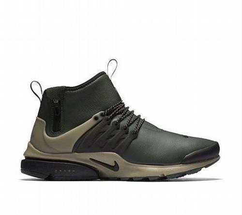 Кроссвоки Nike air presto mid utility grove green