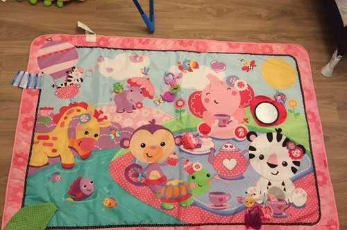 Большой игровой коврик Fisher Price 100x147 см