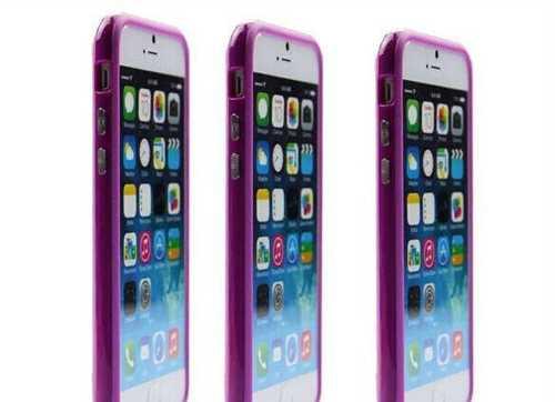 Бампер для iPhone 6 фиолетовый