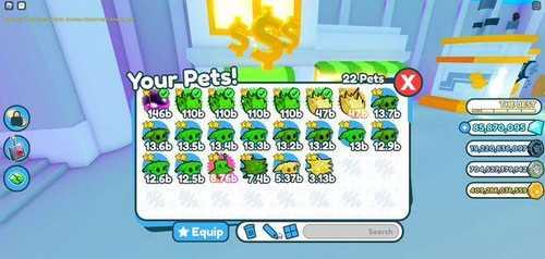 Пэты pet simulator x