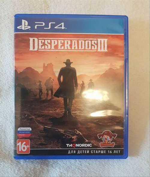 Диск ps4 Desperados 3