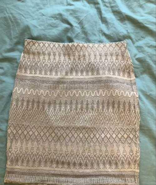 Юбка h&m в стиле missoni размера xs