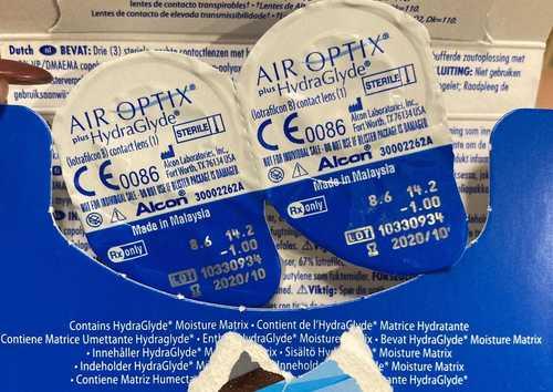 Линзы air optix plus hydra glyde