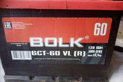 Аккумулятор bolk 6CT-60VL