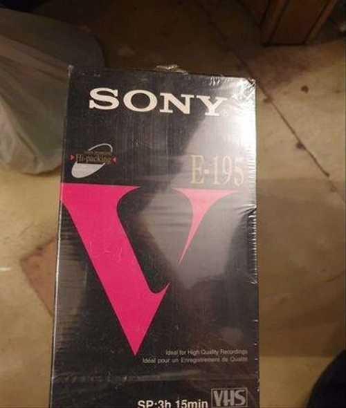 Видеокассеты Sony новые