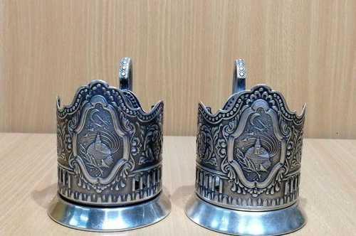 Подстаканник мельхиор Космос Спутник Ракета мнц