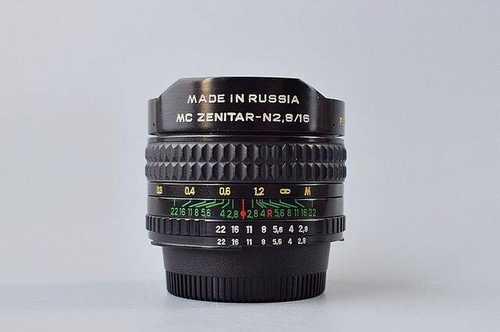 Объектив Zenitar 16mm f2.8 (Nikon)