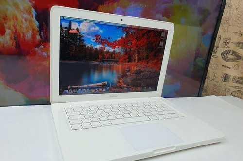 Белый Apple Macbook 13,3 DDR3-4gb Nvidia-320m