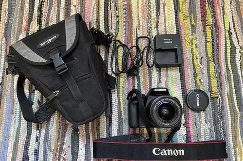 Фотоаппарат Canon 550d с объективом и сумкой