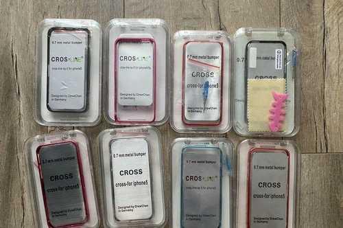 Бампер чехол металлический iPhone 5