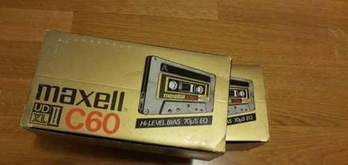 Аудиокассеты Золотой Maxell UD-XL II C-60